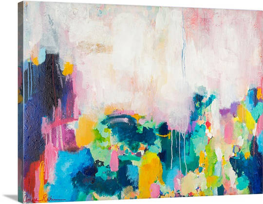 Wrought Studio Fultonham Tennis Court Framed On Canvas by Amira Rahim ...