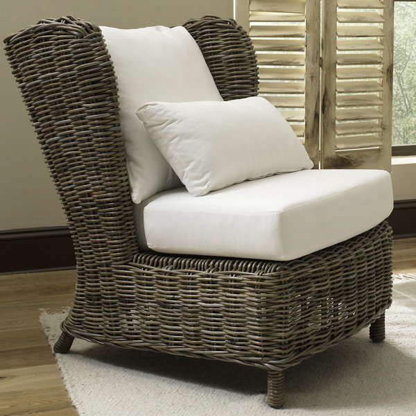 Bayou Breeze Nathanael Rattan Accent Chair | Wayfair
