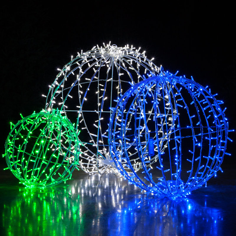 The Holiday Aisle® 20" LED Mega Sphere Lighted Display & Reviews | Wayfair