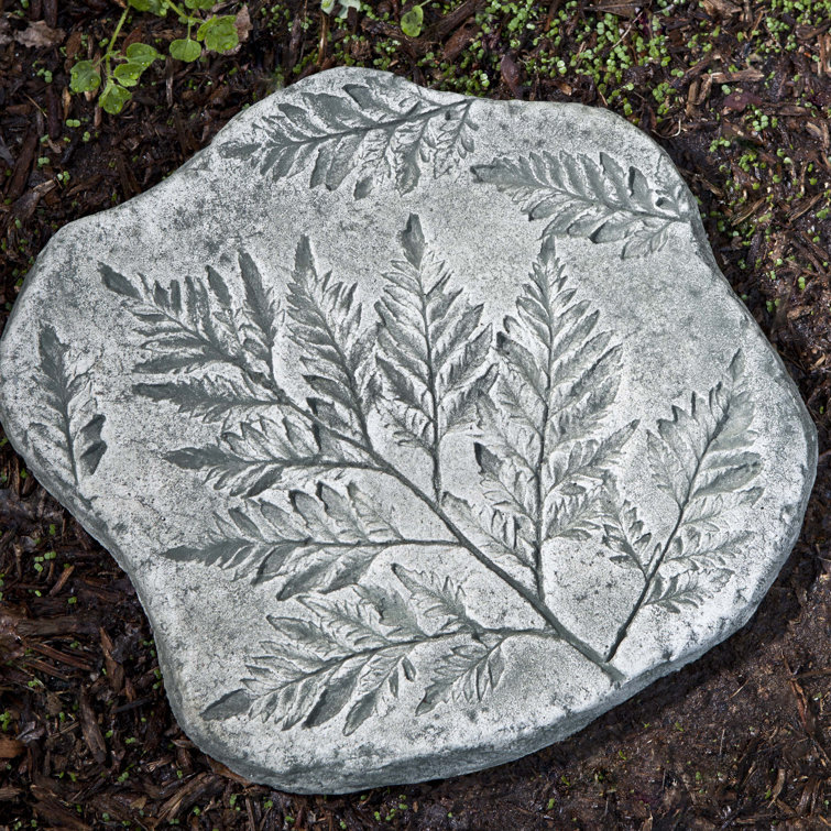 Campania International, Inc Fossil Fern Stepping Stone & Reviews | Wayfair