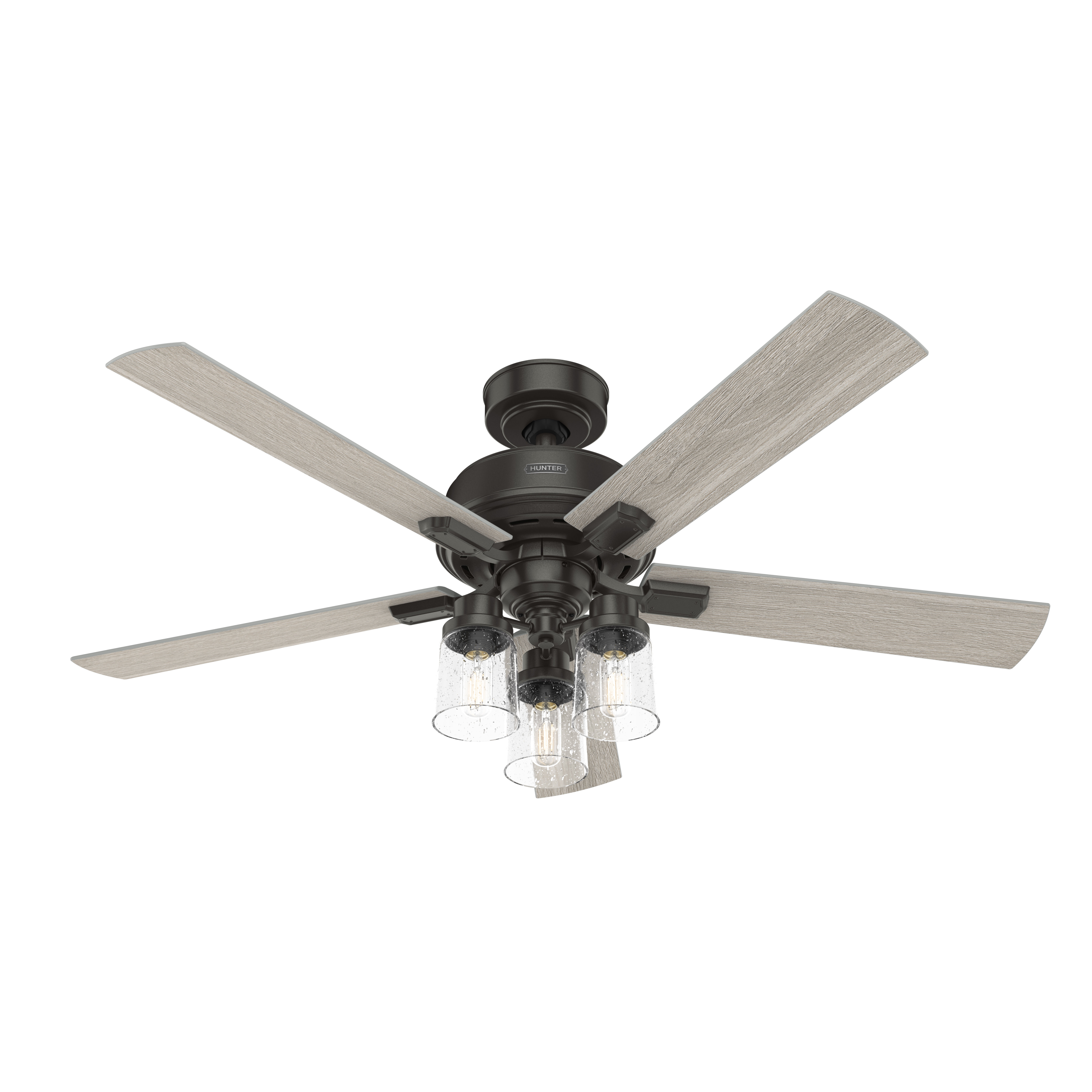 Hunter Fan 52" Hartland 5 - Blade Ceiling Fan with LED Light Kit and ...