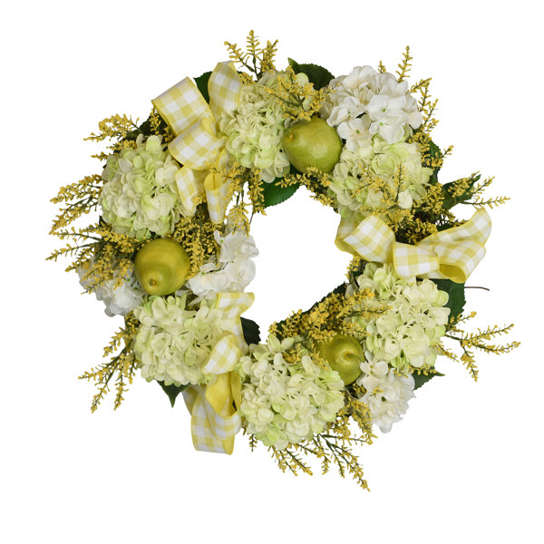 The Holiday Aisle® Handcrafted Faux Heather 27'' Wreath | Wayfair