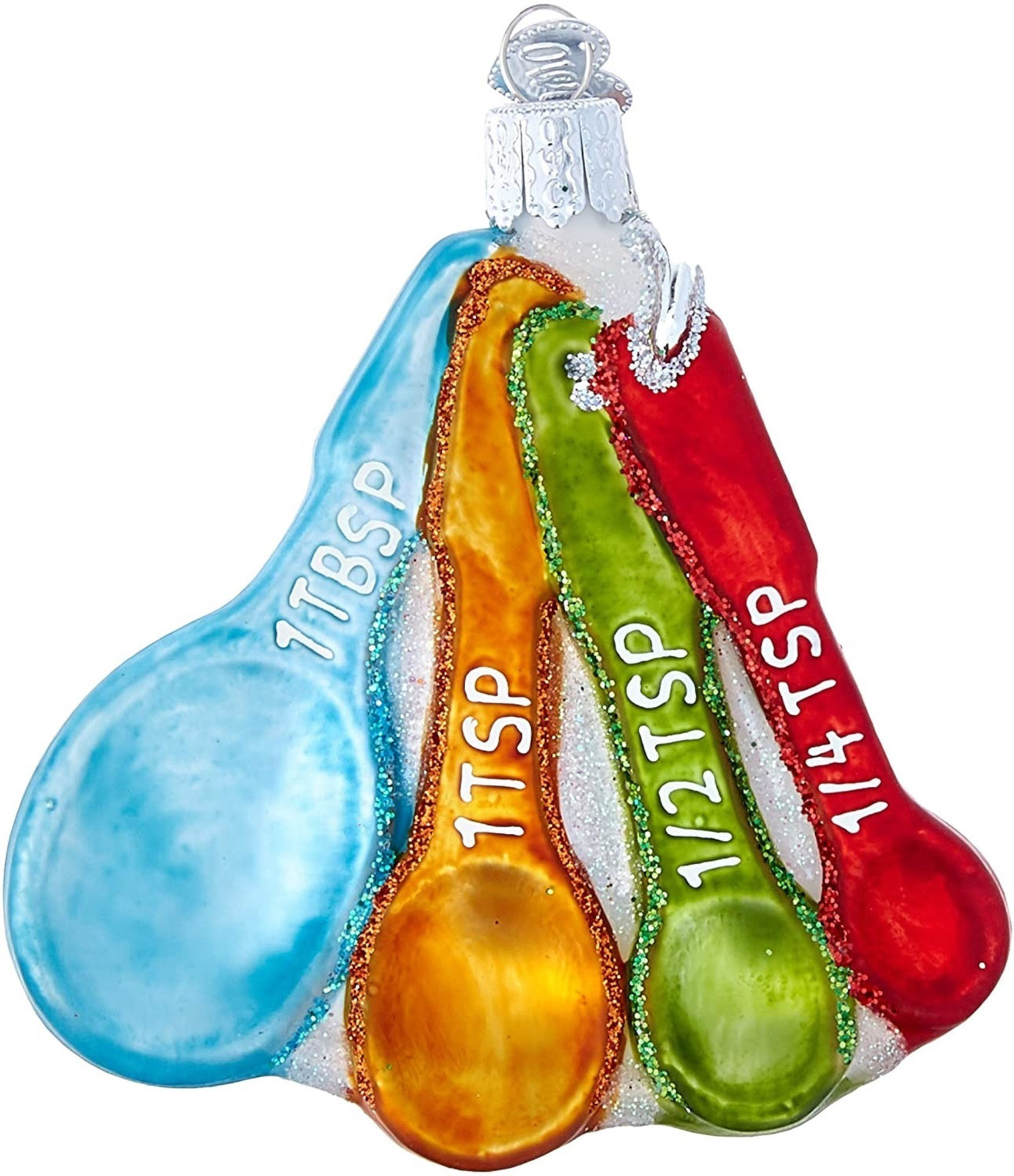 Old World Christmas Measuring Spoons Hanging Figurine Ornament ...