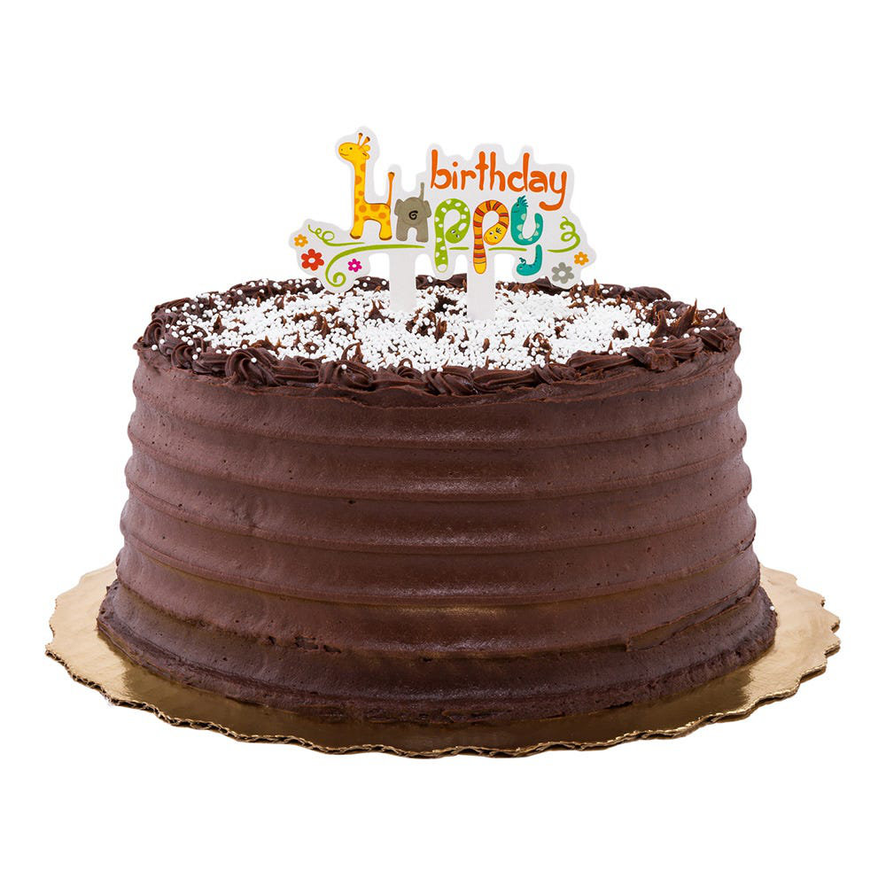Restaurantware Top Cake Assorted Paper Happy Birthday Cake Topper ...