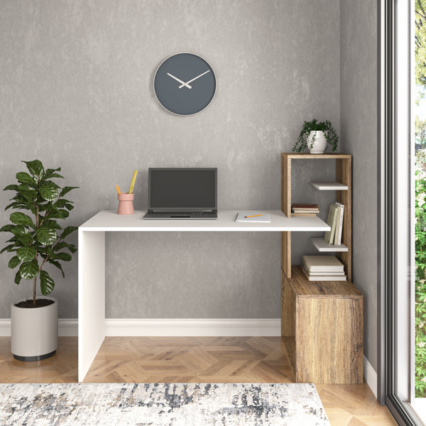 Latitude Run® Multiple Tier Modern Desk | Wayfair