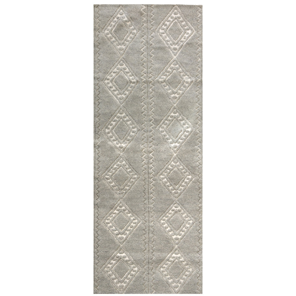 Amigos de Hoy Honeycomb Flatweave Gray/Brown Rug | Wayfair