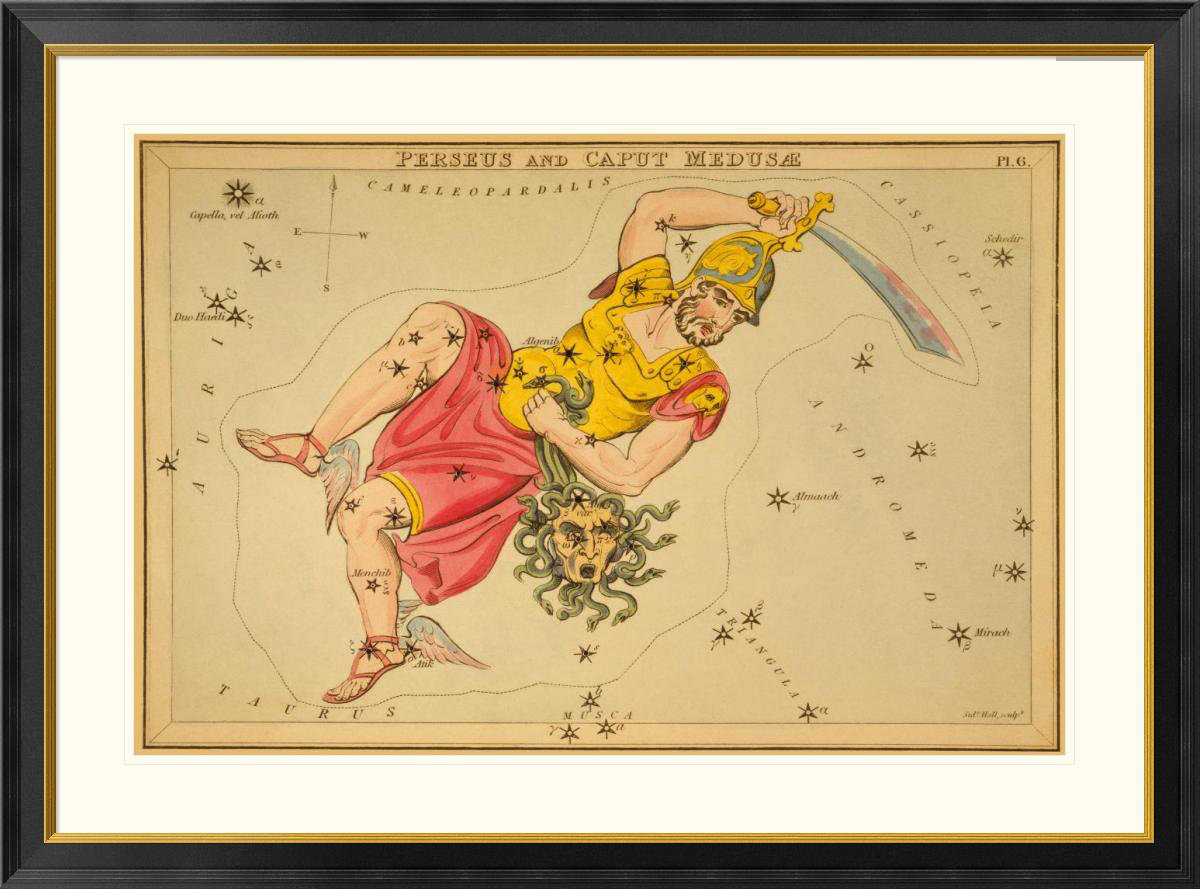 Global Gallery Perseus And Caput Medusa, 1825 by Jehoshaphat Aspin ...