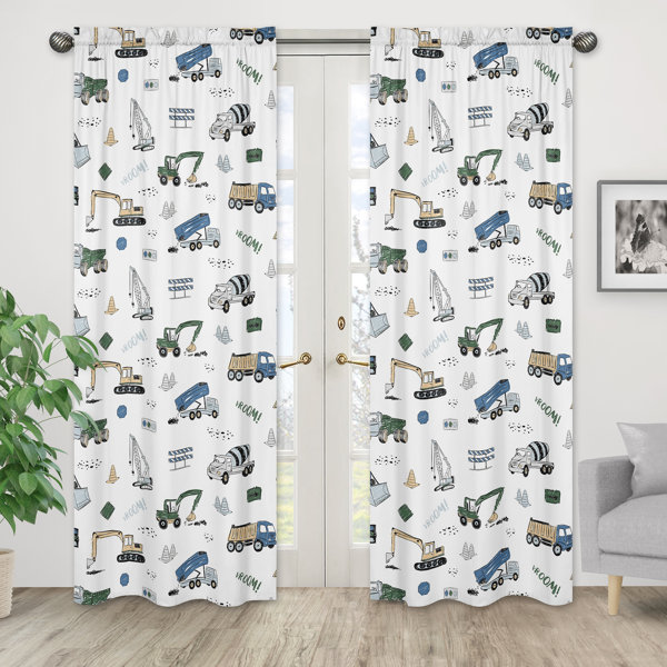 Boys-construction-curtains | Wayfair