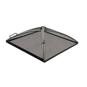 Master Flame Stainless Steel Square Fire Pit Spark Screen | Wayfair