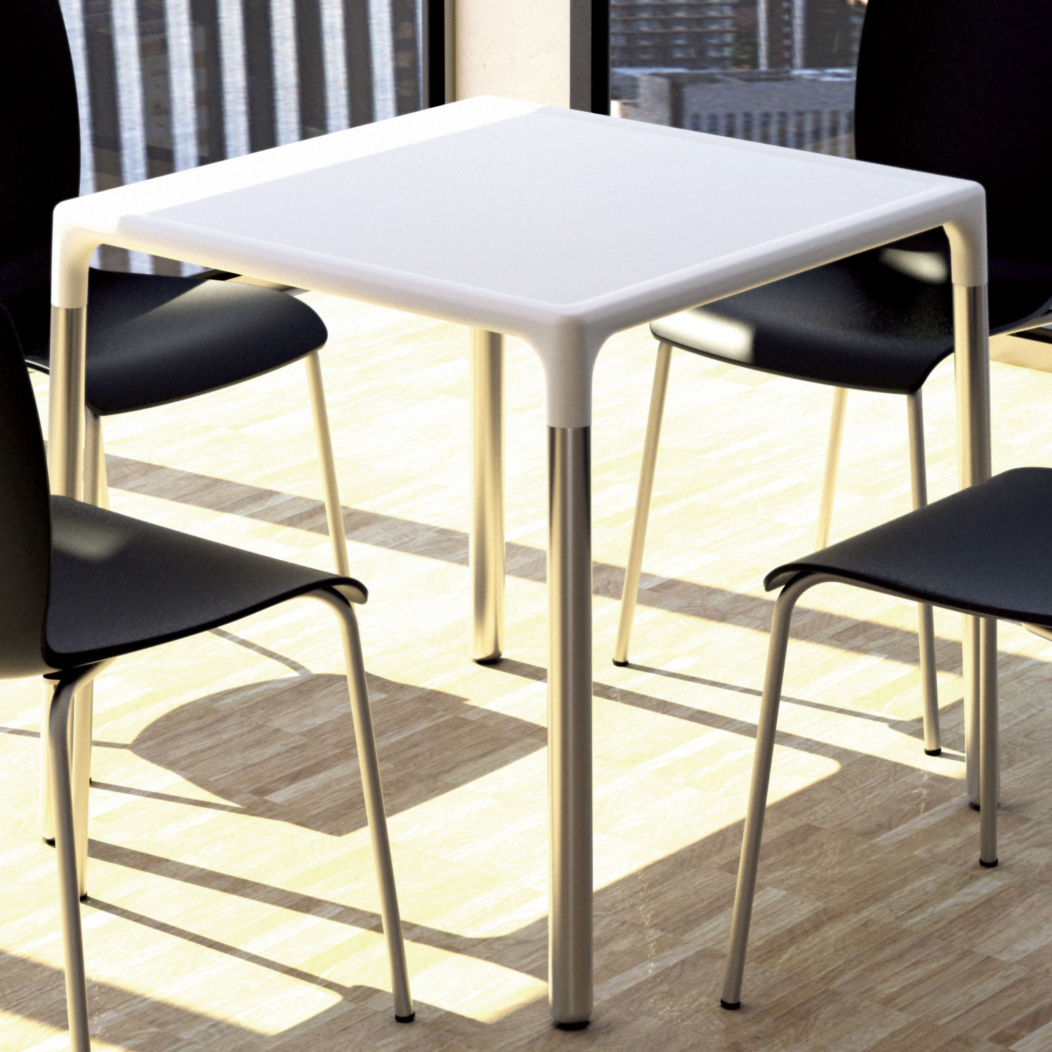 Orren Ellis Benavides Plastic Bistro Table & Reviews | Wayfair
