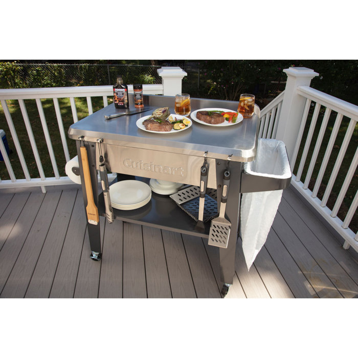 Cuisinart Outdoor Stainless Steel Grill Prep Table, CPT-194 & Reviews ...