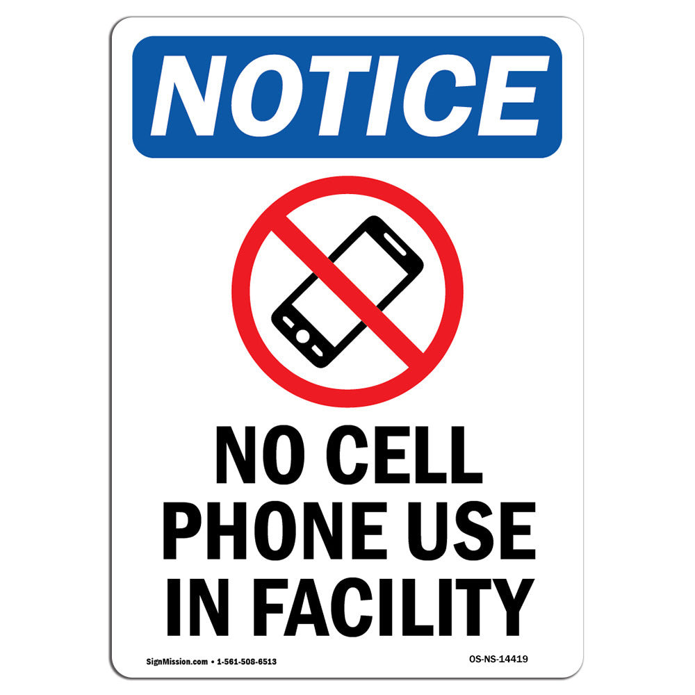 SignMission No Cell Phone Use Sign with Symbol | Wayfair