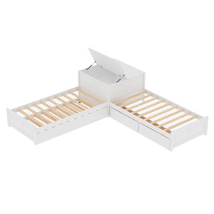Harriet Bee Eudelia Solid Wood Storage Bed | Wayfair