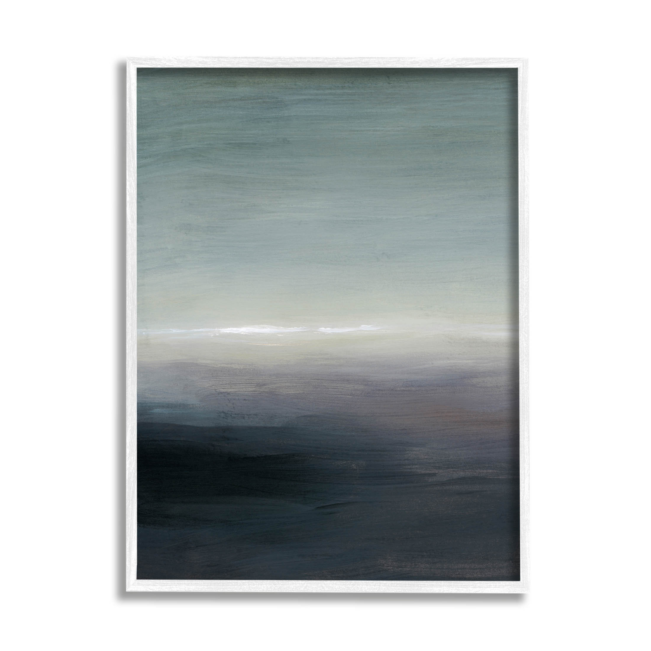 Stupell Industries Dark Abstract Landscape Horizon by - Painting on ...