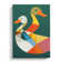 Brambly Cottage Dmitry Duck Cubism - Wrapped Canvas Graphic Art ...