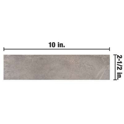Merola Tile Capri 3" x 10" Porcelain Stone Look Subway Wall Floor Use ...