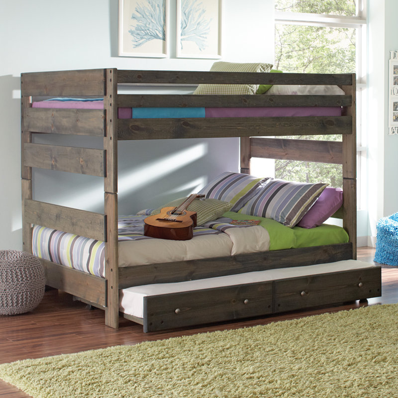 Redwood Rover Cora Solid Wood Full Over Full Bunk Bed Bedroom Set ...