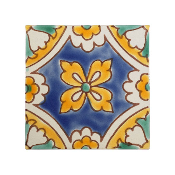 Casablanca Market Mediterranean 4" x 4" Ceramic Florence Dux Decorative ...