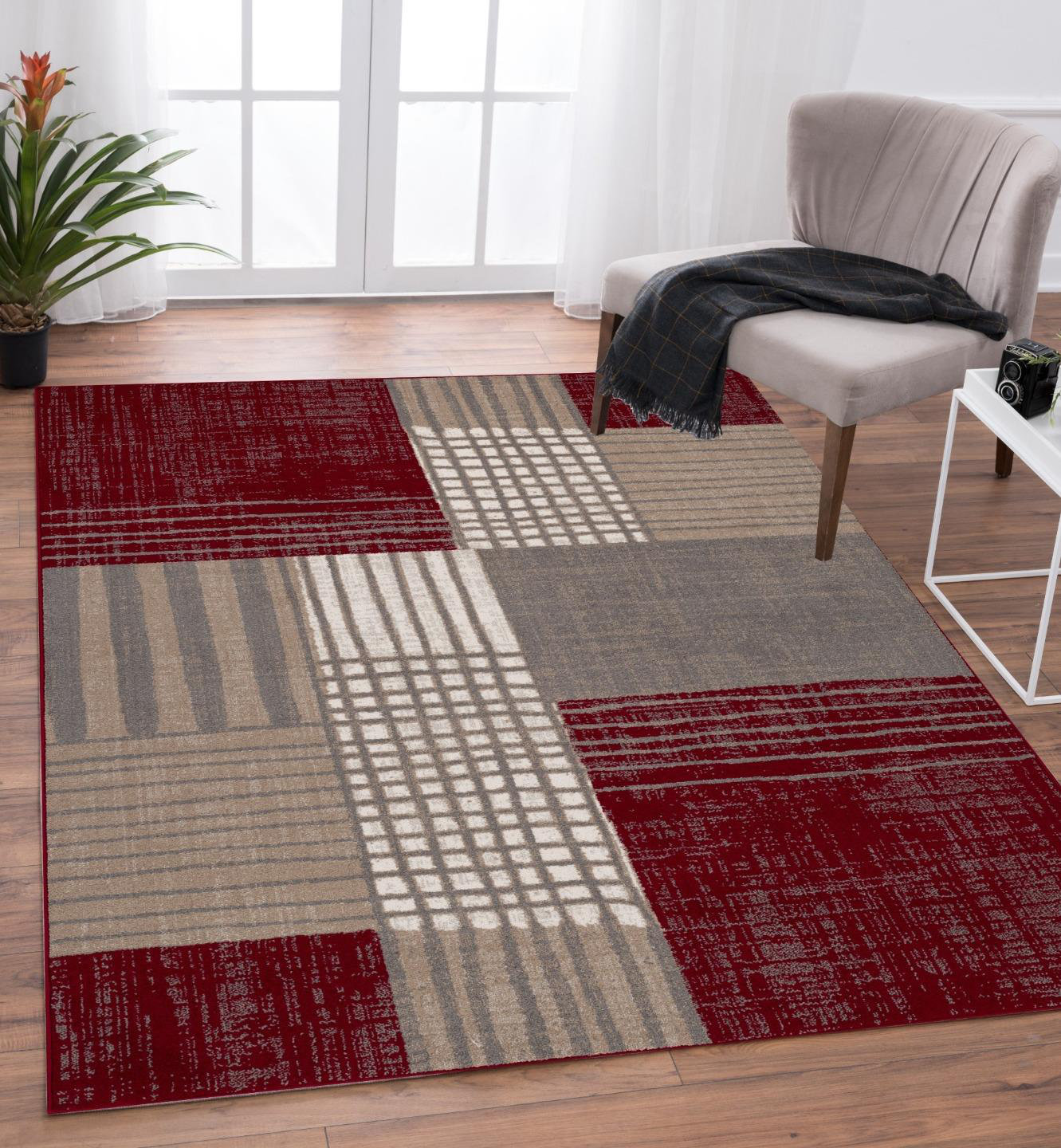 Luxe Weavers Performance Red Rug | Wayfair