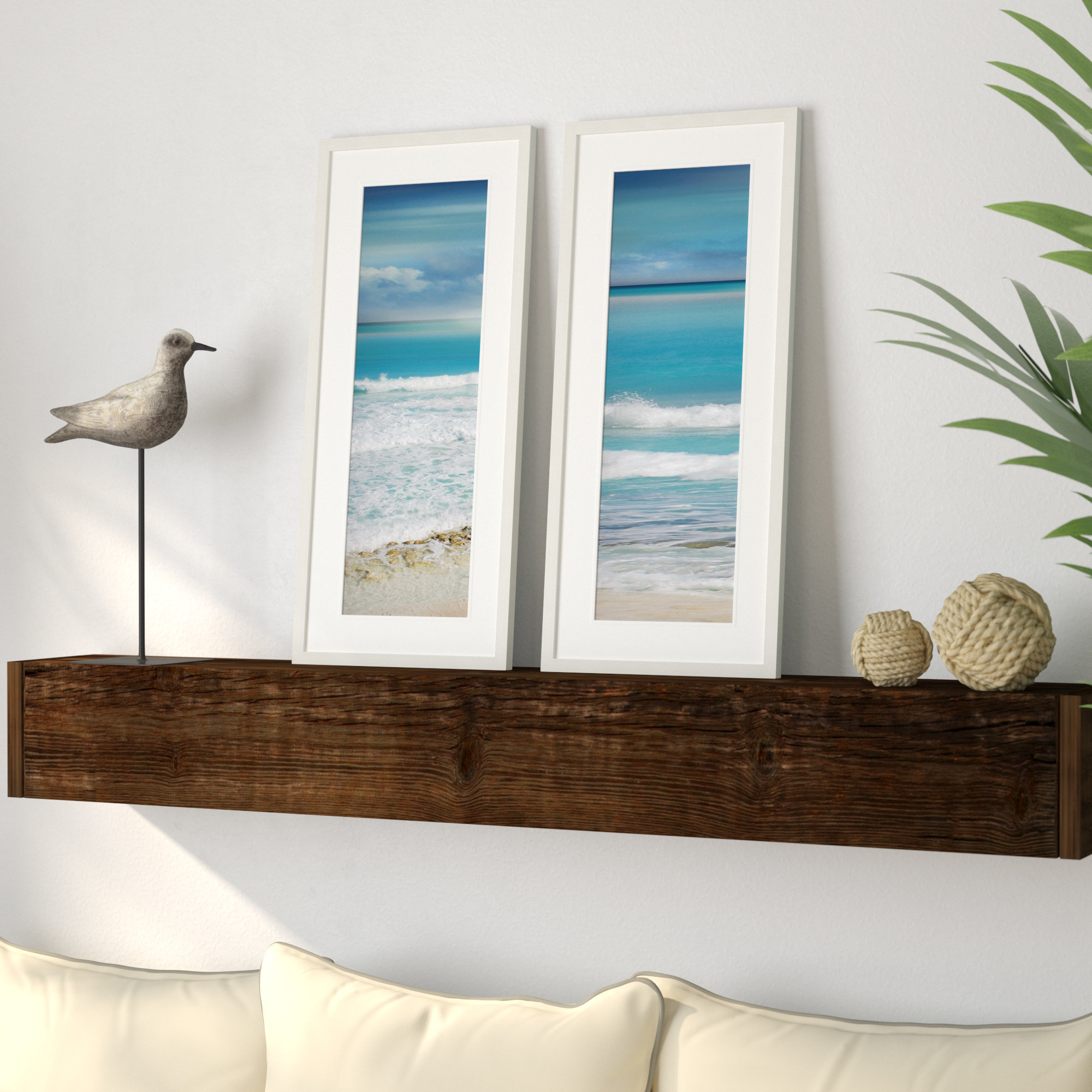 Highland Dunes Simply Caribbean - 2 Piece Picture Frame Photograph ...