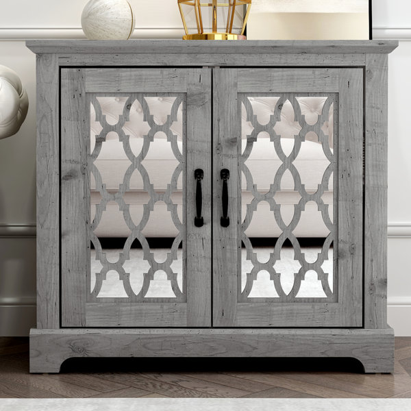 Tall-mirrored-storage-cabinet | Wayfair