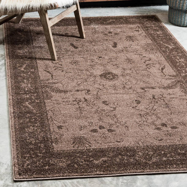 Bungalow Rose Godina Performance Violet Rug & Reviews | Wayfair