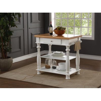 Kelly Clarkson Home Lyla 36'' Wide Kitchen Island & Reviews | Wayfair