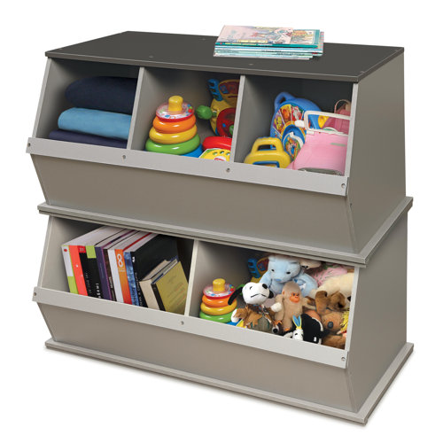 WFX Utility™ 3 Bin Stackable Toy Organizer & Reviews | Wayfair