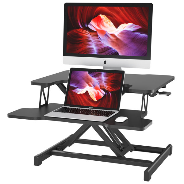 Inbox Zero Height Adjustable Standing Desk | Wayfair.co.uk