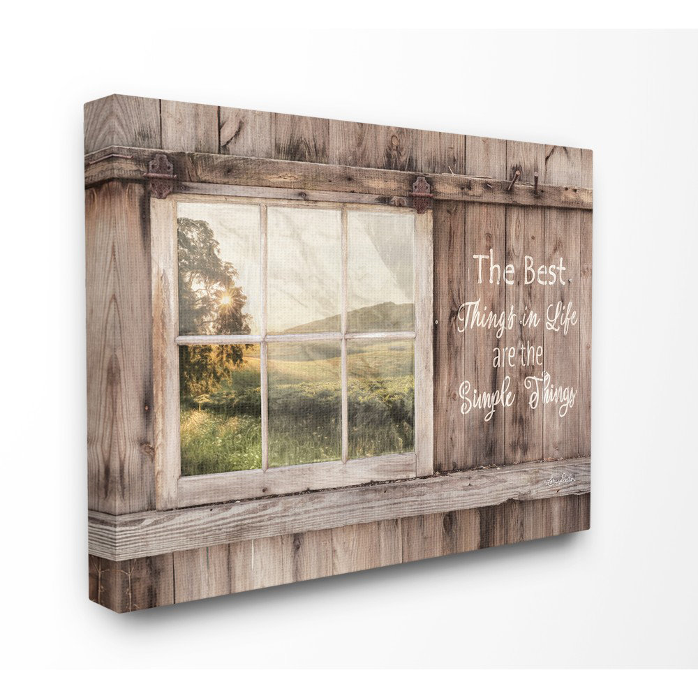 Millwood Pines Simple Things Rustic Barn Window Distressed by Lori ...