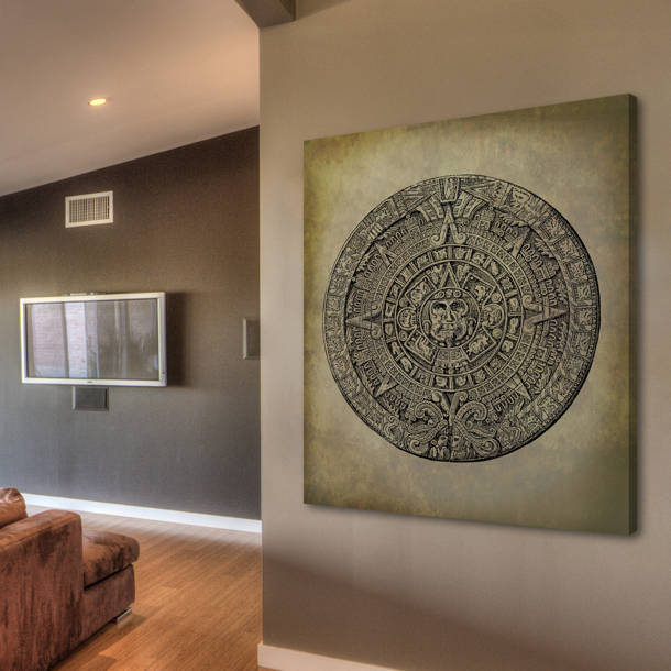 World Menagerie Hand-Crafted Archaeological Ceramic Calendar Wall Décor ...