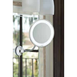 Bell & Howell Round LED Wall Mirror & Reviews | Wayfair