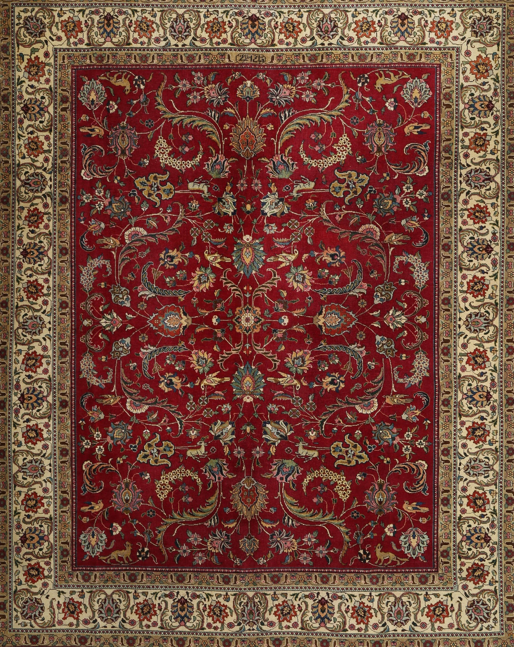 Alcott Hill® Gamma Machine Woven / Power Loomed Red/Green Rug | Wayfair