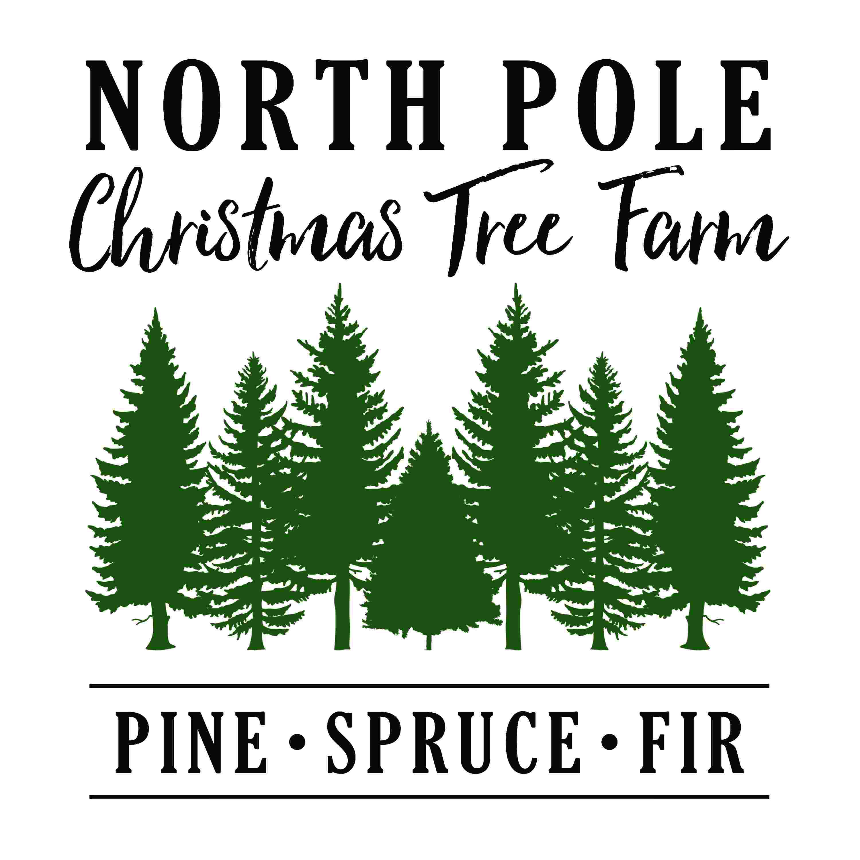 The Holiday Aisle® North Pole Christmas Tree Farm - Wrapped Canvas ...
