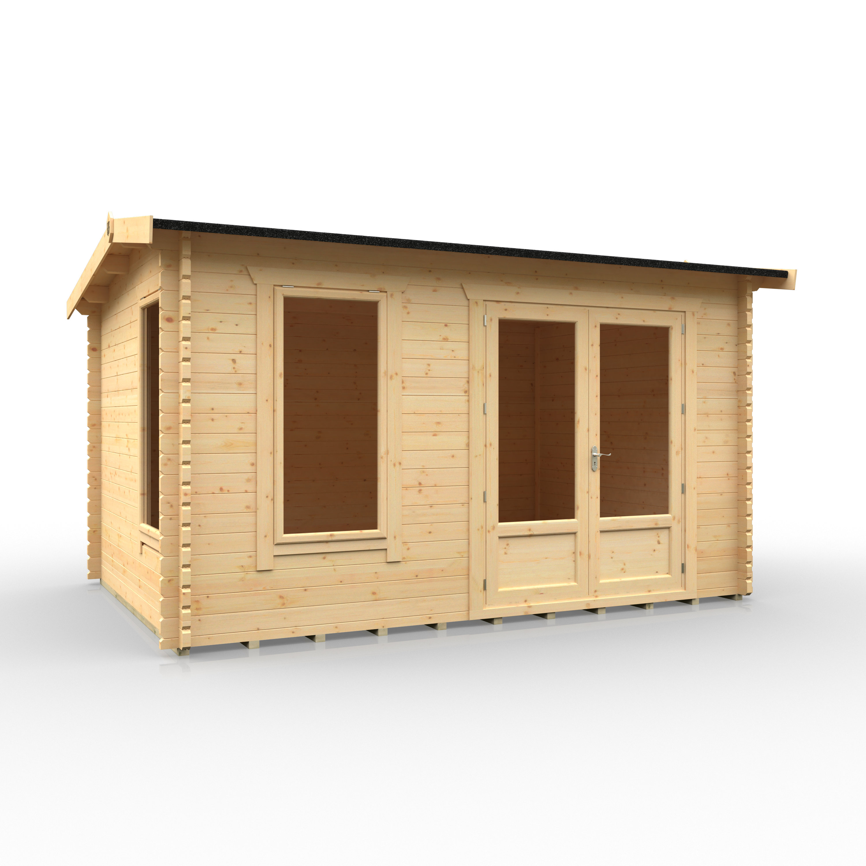 Tiger Sheds The Kerr Tongue & Groove Log Cabin 14x10w | Wayfair.co.uk