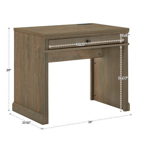 Laurel Foundry Modern Farmhouse Albali 35'' Desk & Reviews | Wayfair