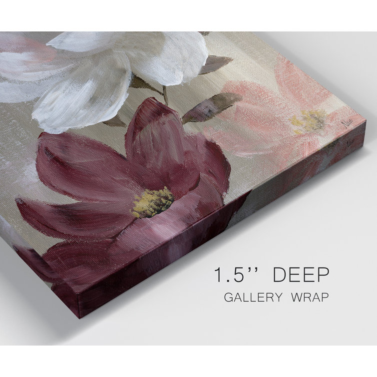 Winston Porter Transient Garden Reds II - Wrapped Canvas Print | Wayfair