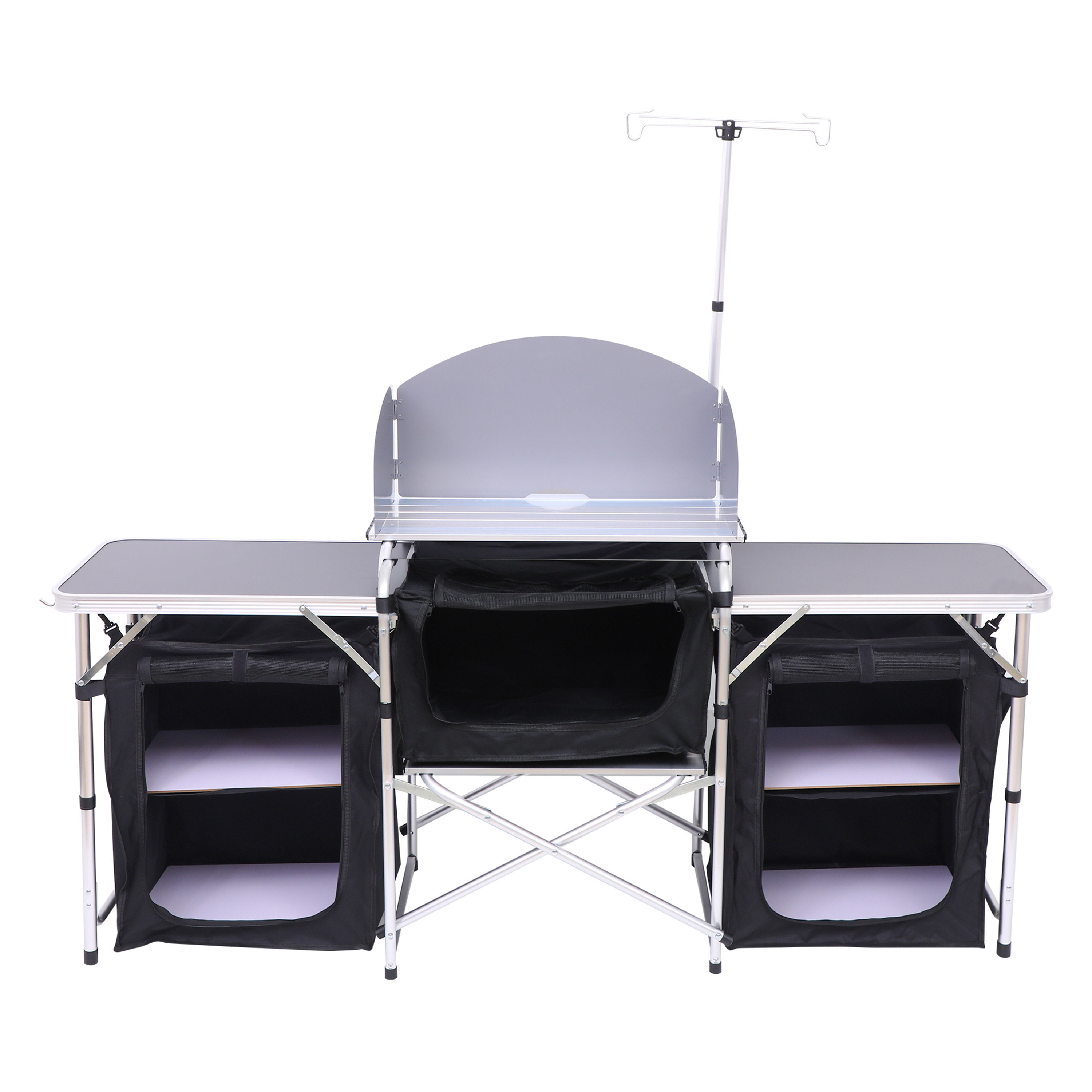 Arlmont & Co. Kenna-Marie Metal Fliptop Outdoor Camping Table | Wayfair