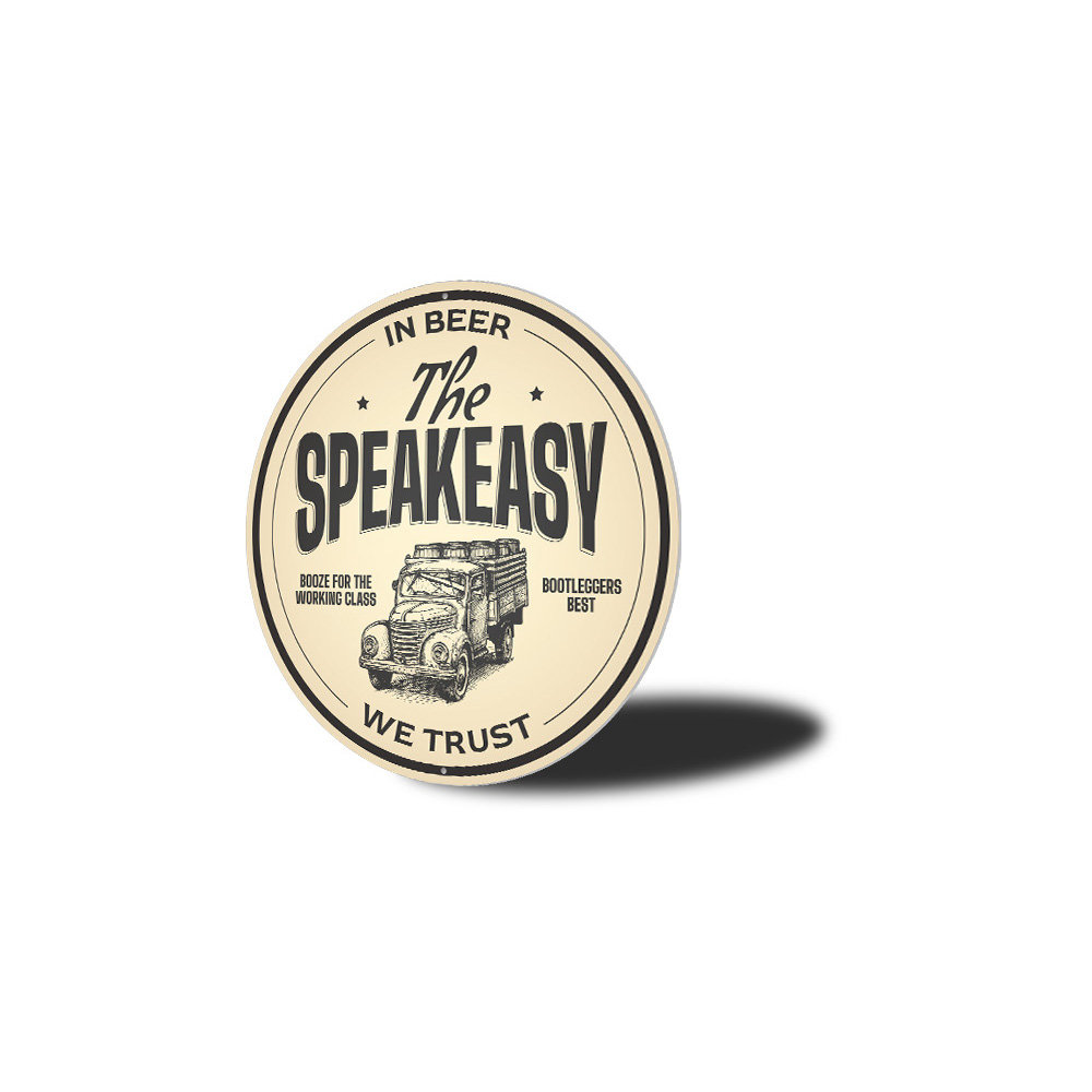 Lizton Sign Shop, Inc In Beer We Trust Bar Aluminum Sign | Wayfair