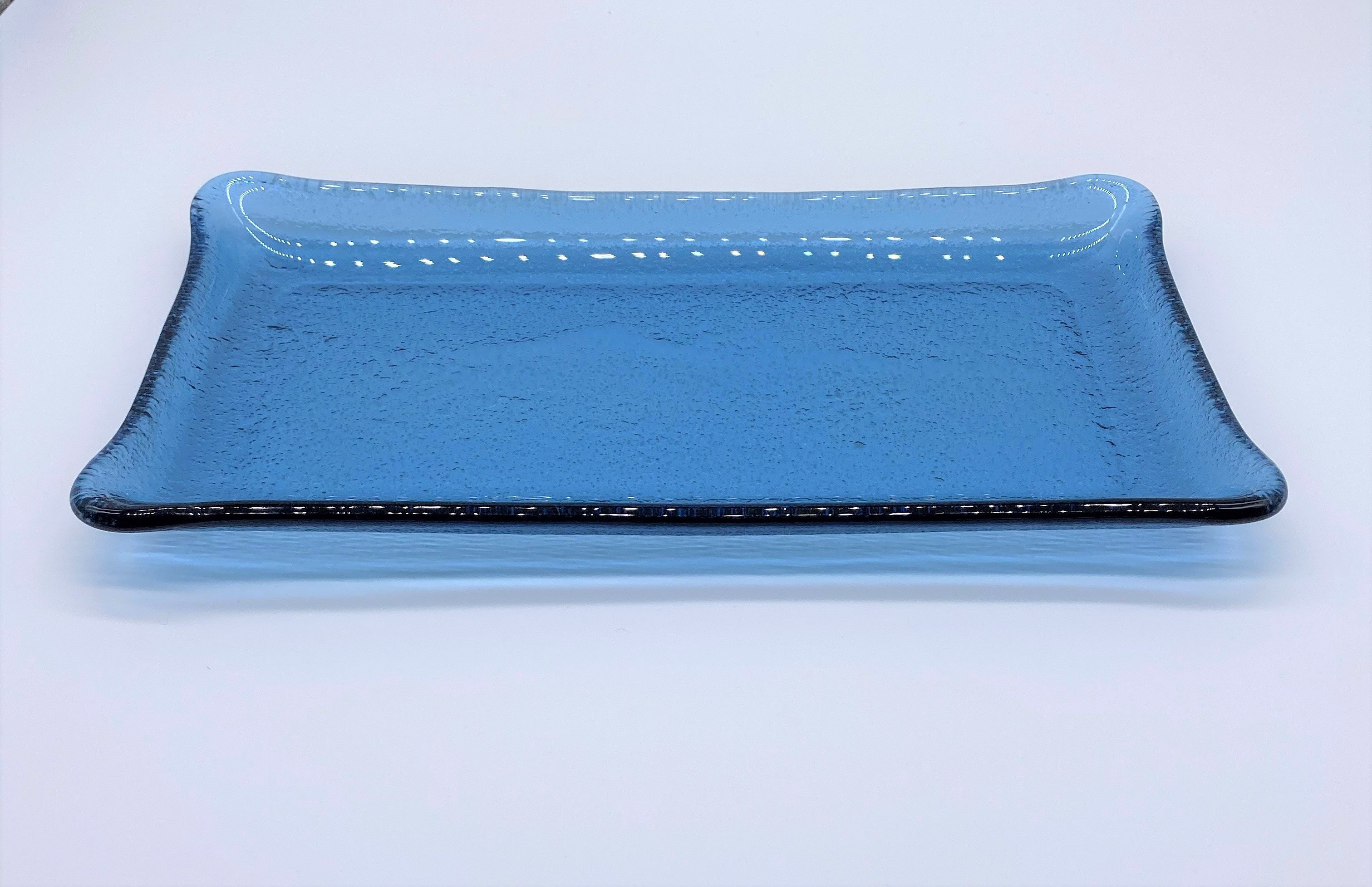 Highland Dunes Rectangular Glass Plate (Transparent Green) | Wayfair.co.uk