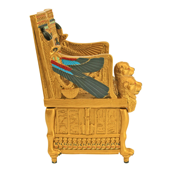 Design Toscano King Tut's Golden Throne Treasure Box & Reviews | Wayfair