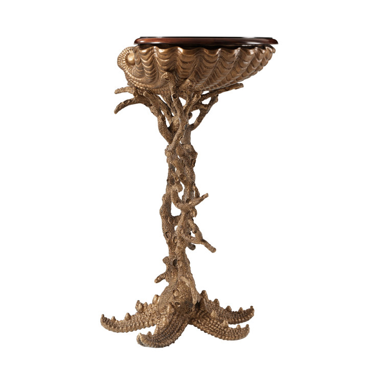 Theodore Alexander Gilt Grotto End Table | Perigold