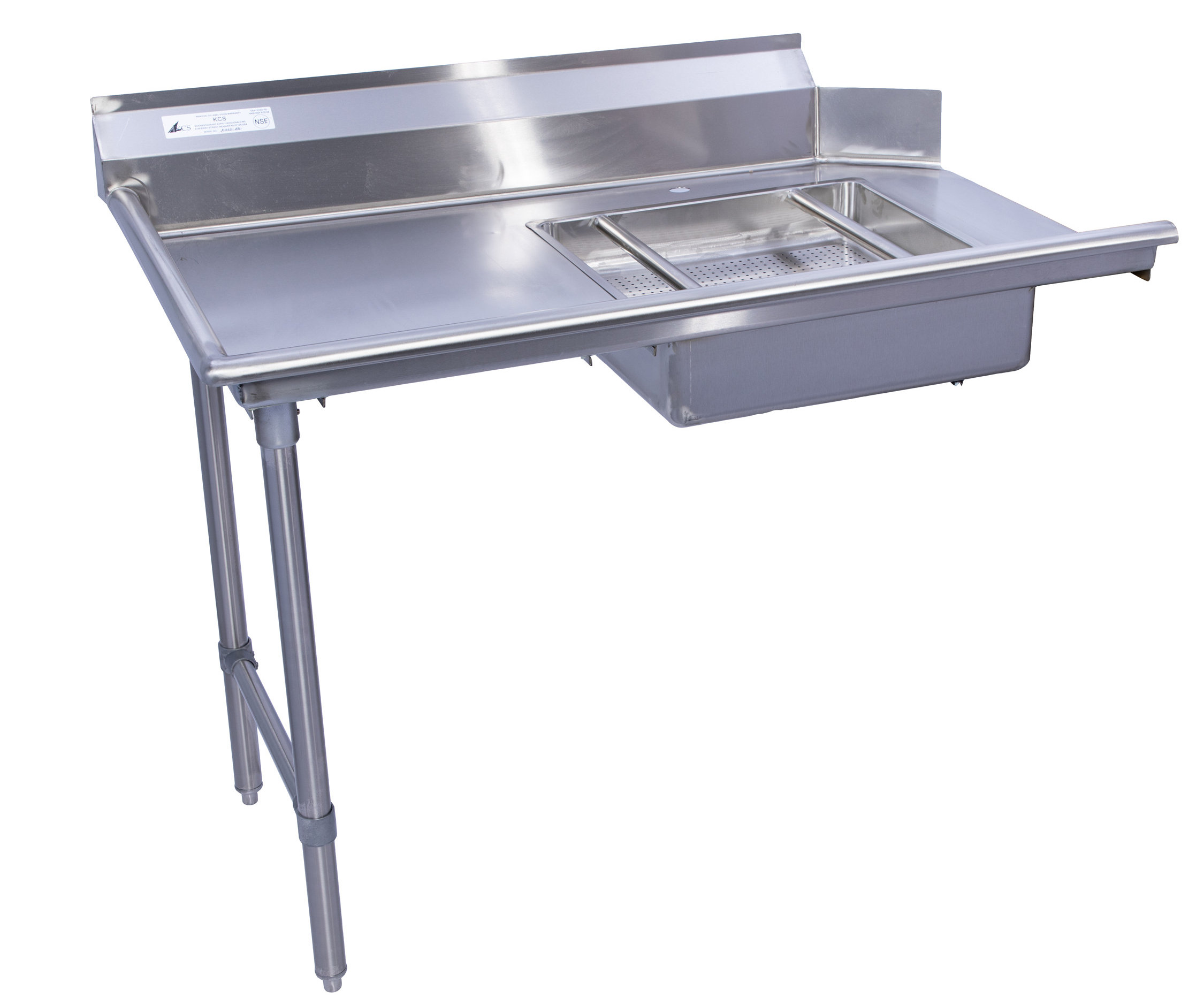 Restaurant Supply Depot 60" L x 30" W Free Standing Bar Sink | Wayfair