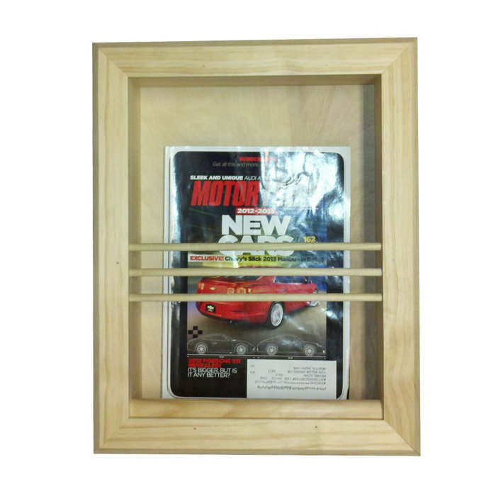 Timber Tree Cabinets Meridian Recessed Magazine Rack | Wayfair