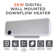 Black and Decker Digital Downflow 2000 Watt Electric Fan Wall Insert ...