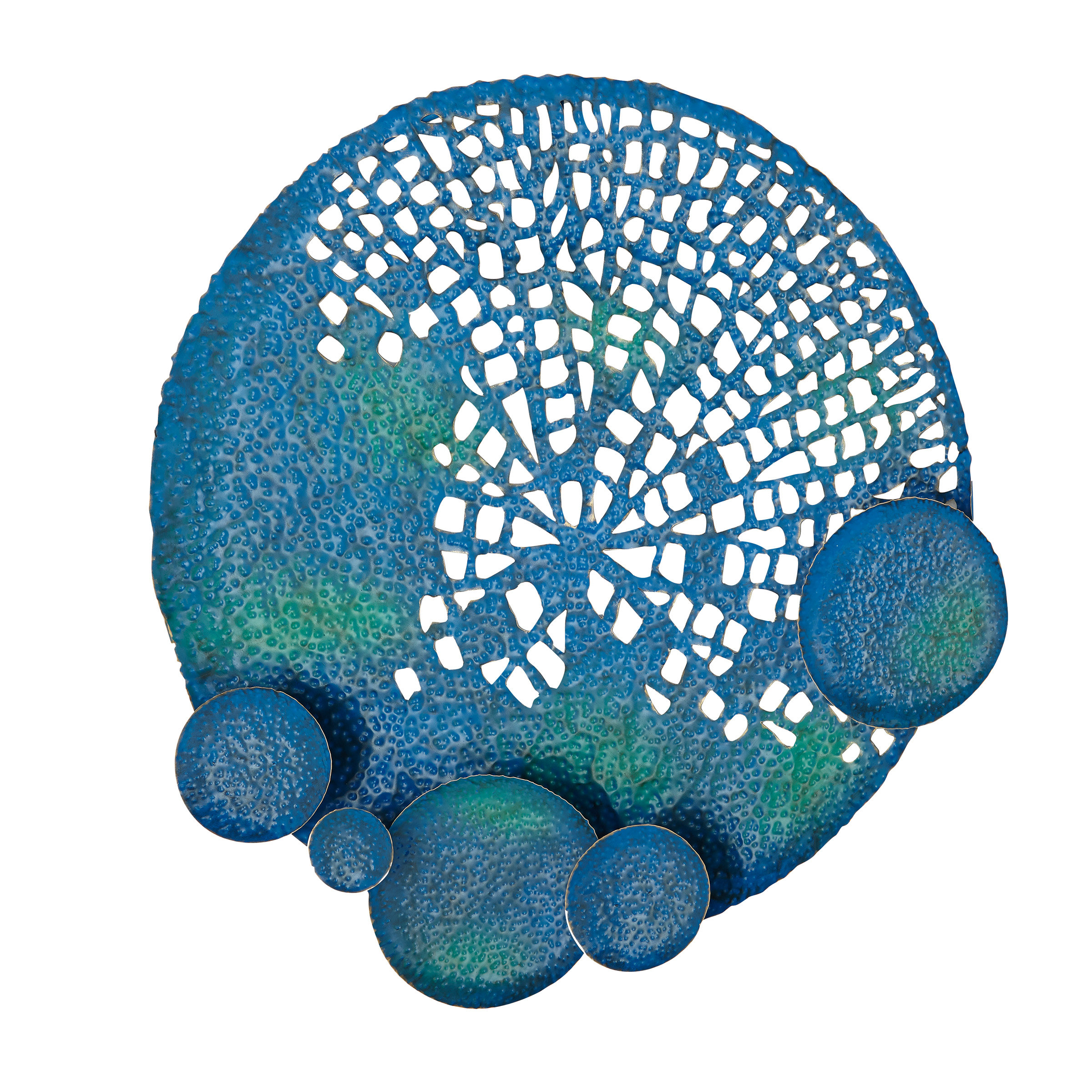 Highland Dunes Eclectic Metal Sphere Wall Decor | Wayfair