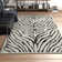 Etta Avenue Boston Zebra Tufted Grey/Black Rug & Reviews | Wayfair.co.uk