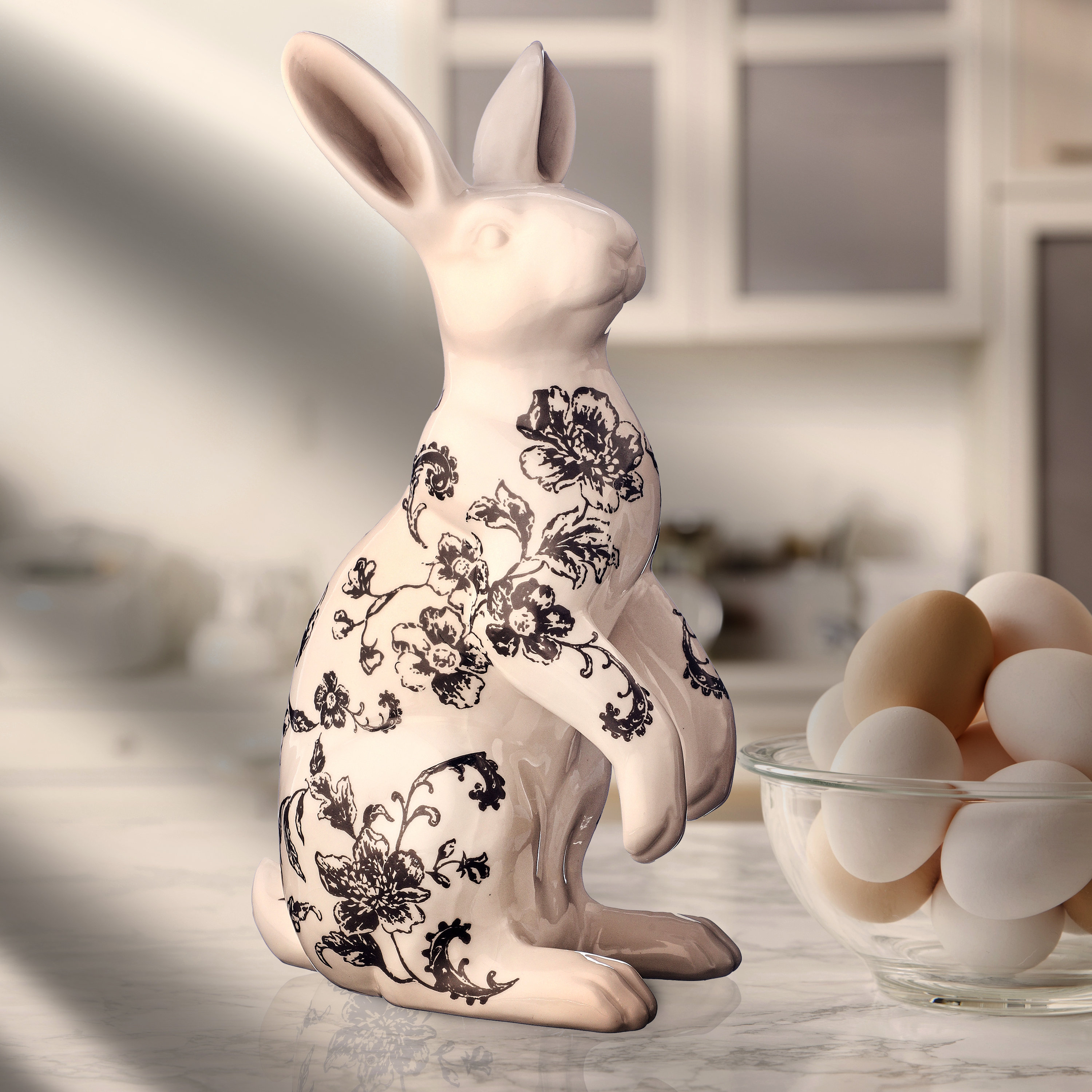 Laurel Foundry Modern Farmhouse South Tangerang Toile Bunny | Wayfair
