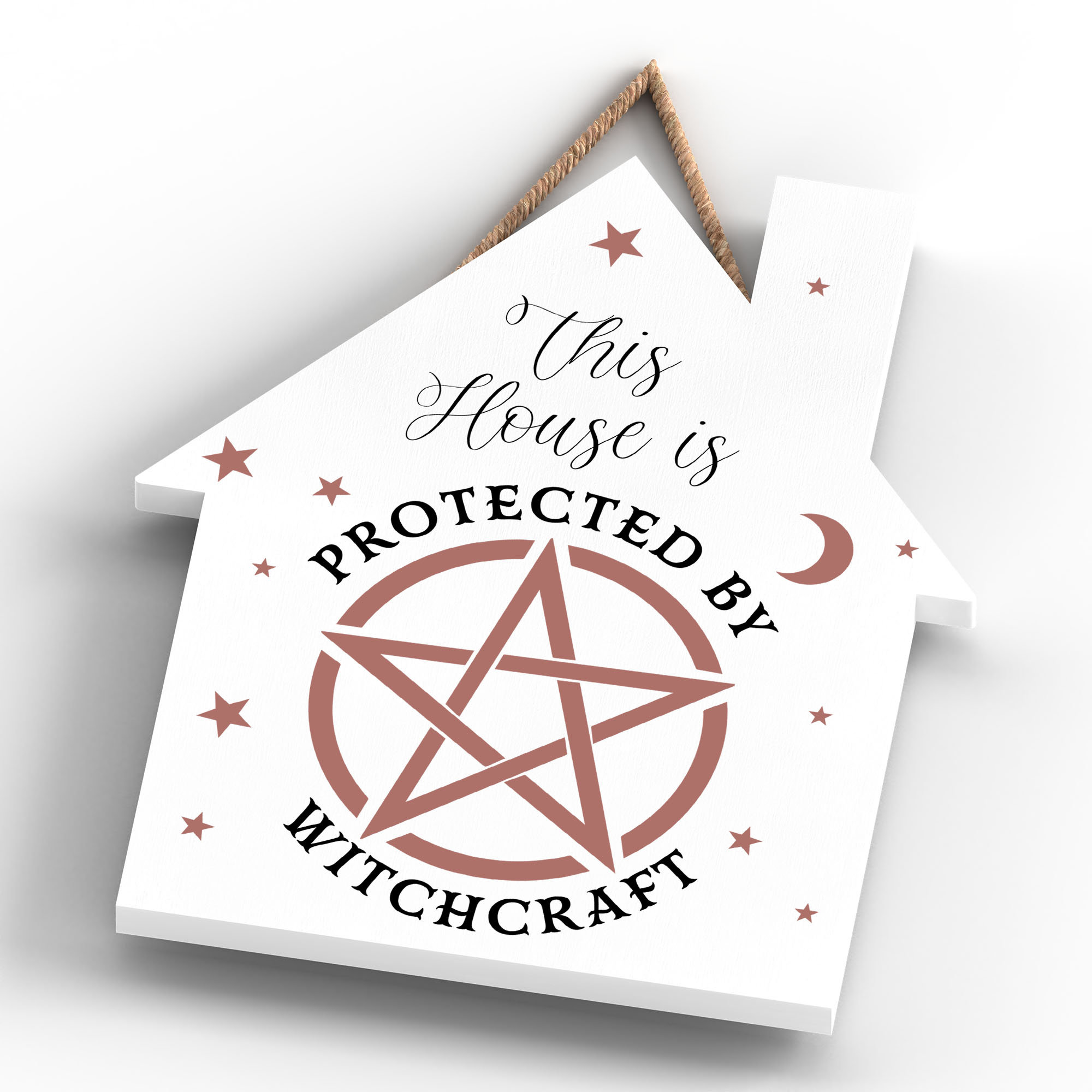 The Seasonal Aisle Protected by Witchcraft Sign | Wayfair.co.uk