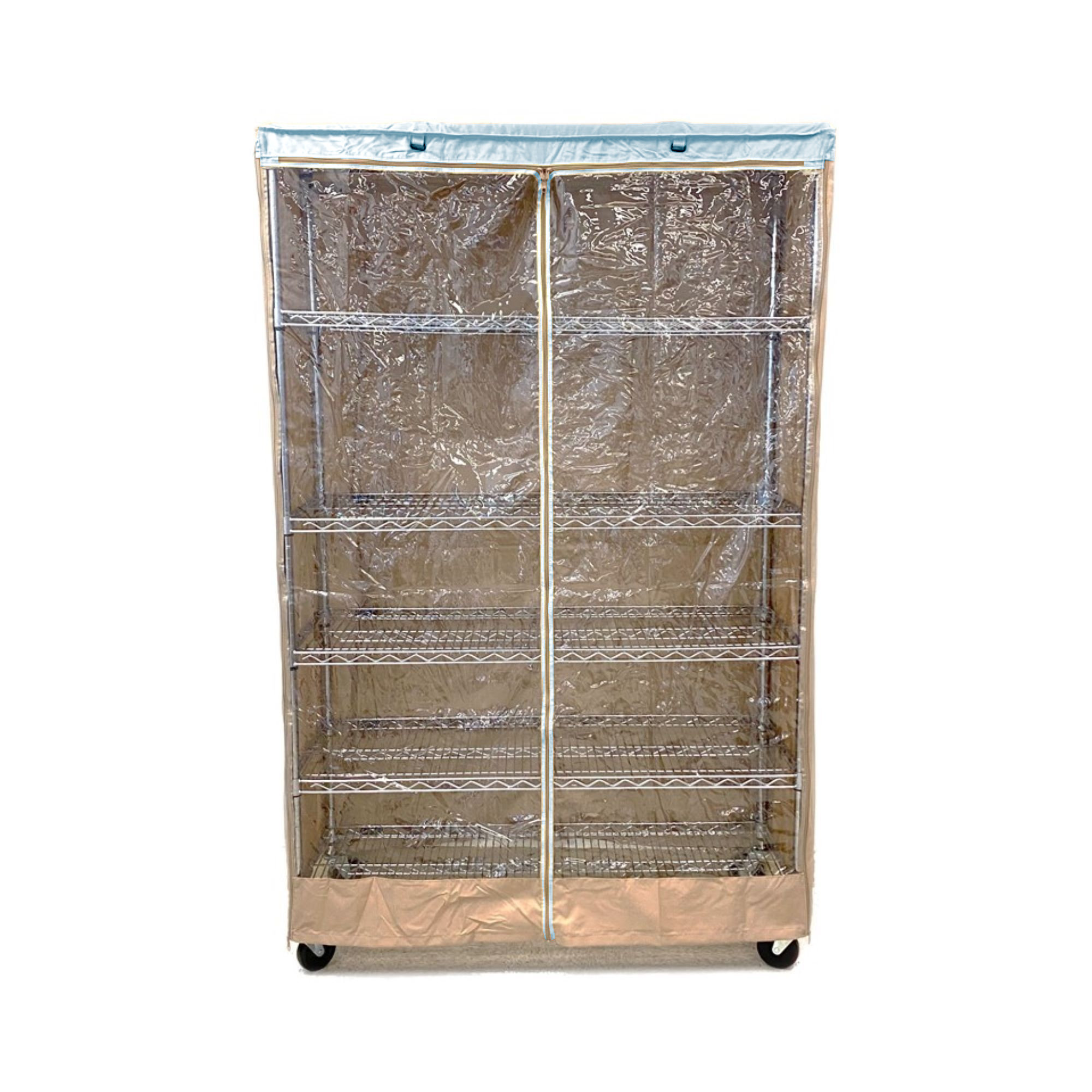 Rebrilliant Hoskie 36'' Rolling Garment Rack Covers | Wayfair